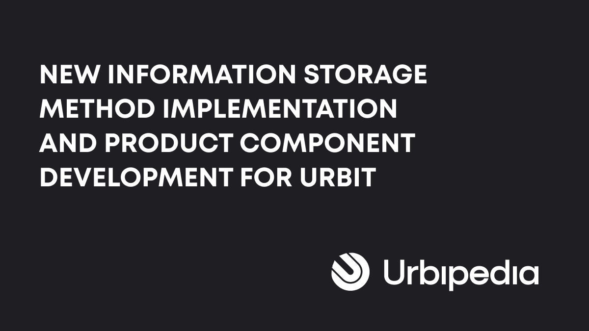 New Information Storage Method Implementation and Product Component ...